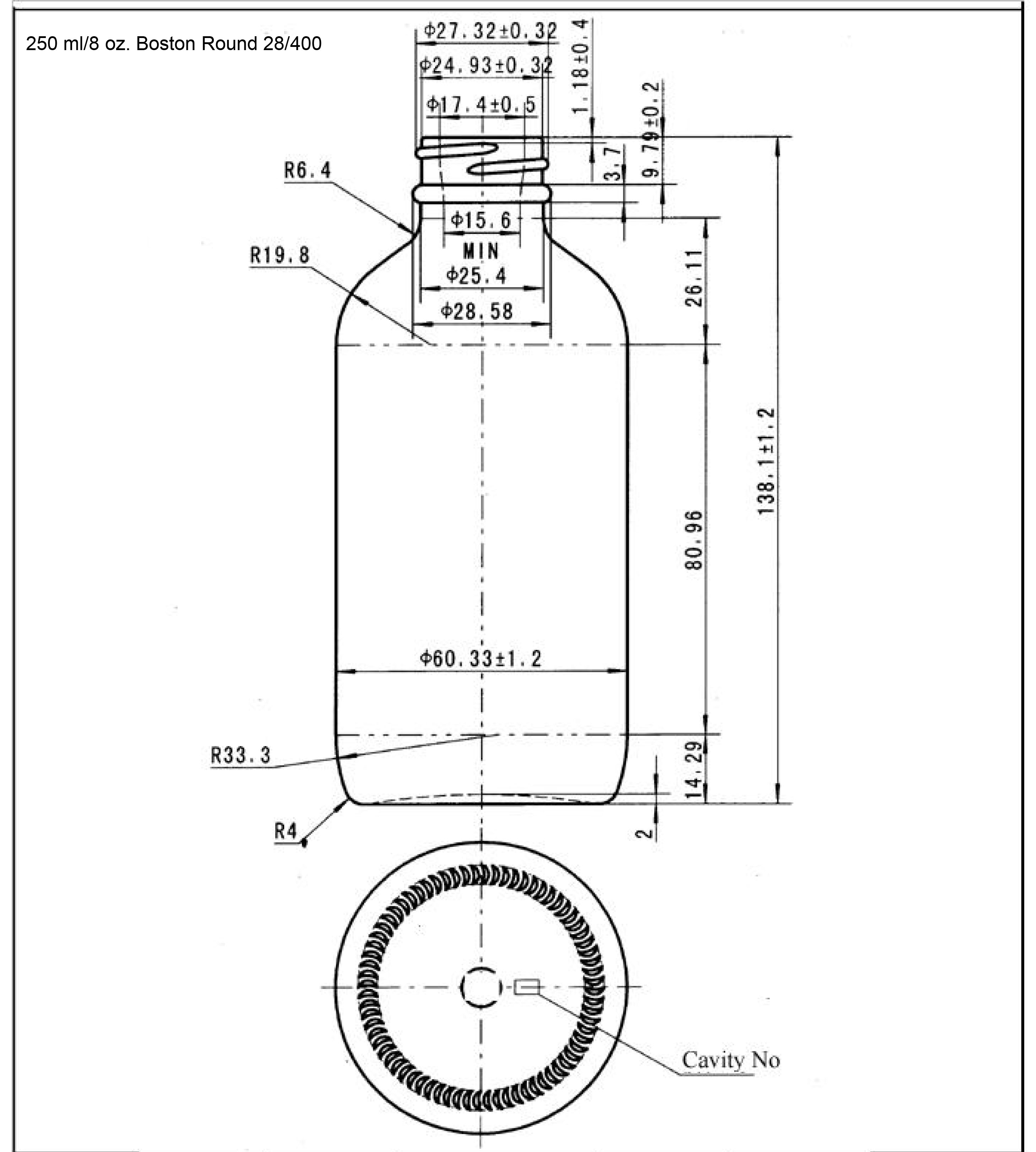 8oz Amber Glass Bottle 28-400 - Liquid Bottles LLC