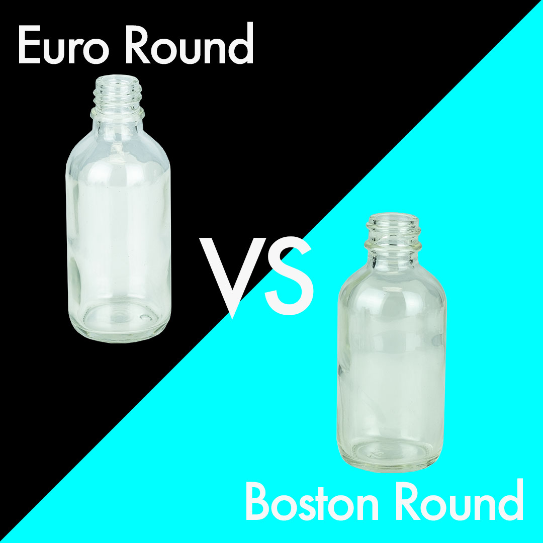 Boston Round vs. Euro Round the Great Divide - Liquid Bottles Blog