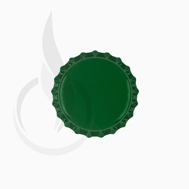 Beer Bottle Cap Green Pry-off - Liquid Bottles LLC