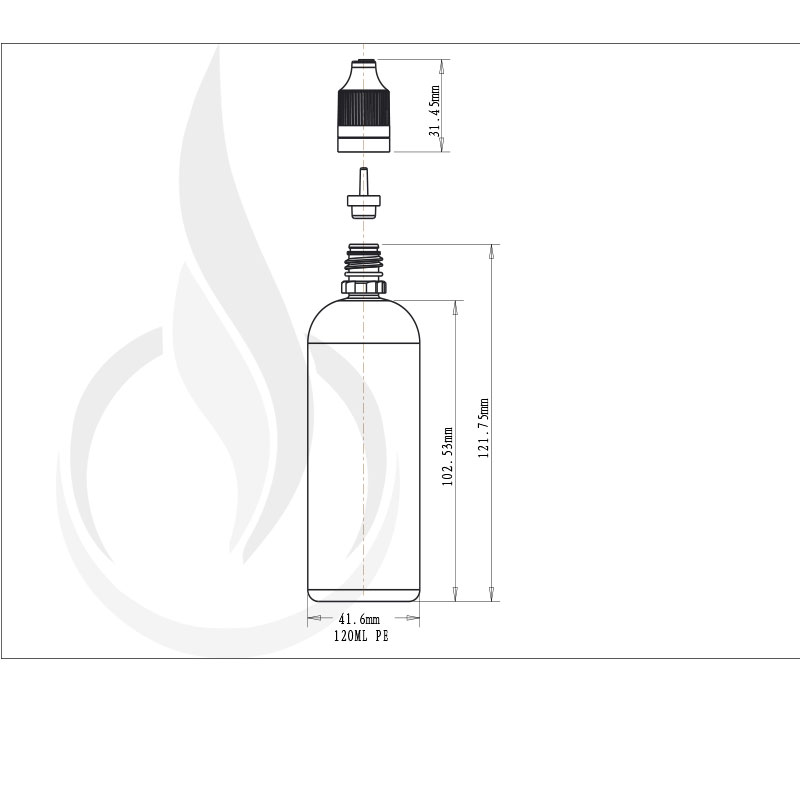 120ML LDPE Plastic Bottles - Liquid Bottles LLC